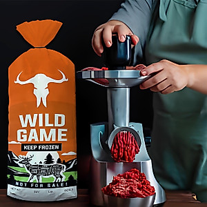 Skywin 50 Pack Wild Game Bags (3-5 lb), Durable Ground Game Meat Bags 6” x 14”,Protect Your Meat from Freezer Burn