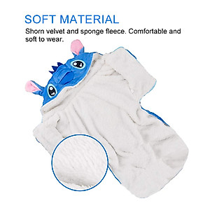 Dog Costume, Gimilife Dog Hoodie, Dog Halloween Costume Pet Xmas Pajamas Outfit, Pet Coat Cartoon Costumes for Small Medium Large Dogs and Cats for Halloween Christmas and Winter - S