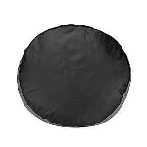 long rich Durable Oxford to Sherpa Pet Cave and Round Pet Bed, 25", with Removable top and Insert, by Happycare Textiles