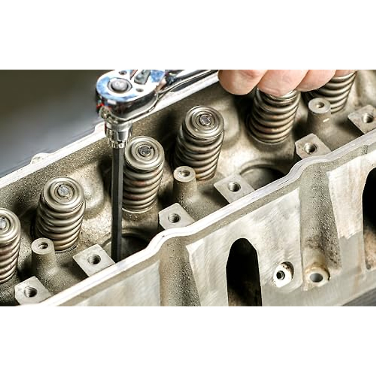 ARES 39007 - Extra Long Metric Hex Bit Socket Set - S2 Bit Provides Greater Torque - Convenient Storage Rail Included - Heat Treated Chrome Vanadium Steel Sockets