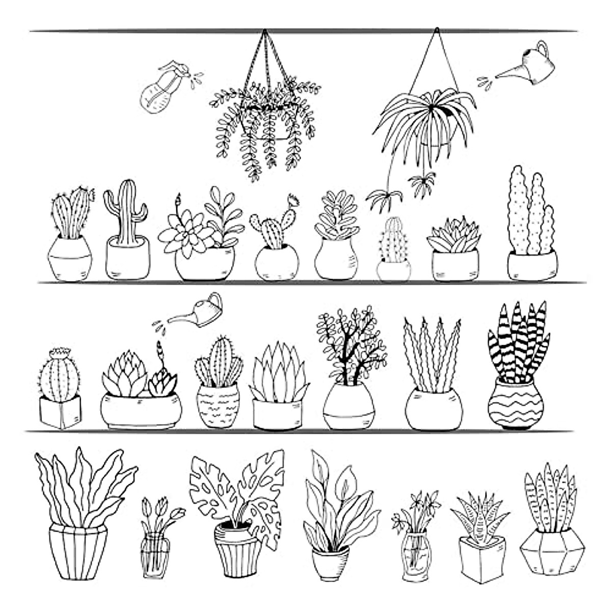 Flower Pot Silicone Clear Stamps for Card Making Scrapbooking Embossing DIY Craft Album Decoration Rubber Seal Stamps Silicone Stamps