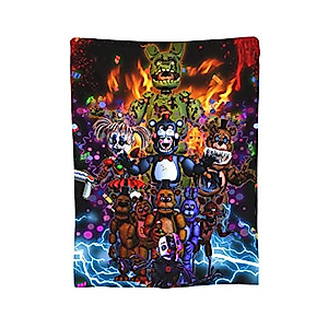 xuebi Ultra-Soft Flannel Throw Blankets Fleece Blanket Cozy Warm for Living Room Couch Bed All Season 50''x40''