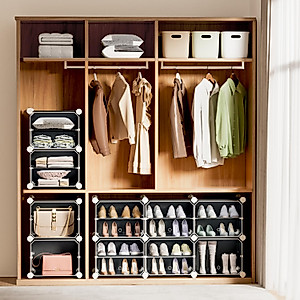 10 Tier Shoe Rack Organizer with Covers 40-Pair Shoe Storage Cabinet Shoe Organizer Cabinet Closet Shoe Organizers and Storage Closed Shoe Rack Storage Organizer for Closet Entryway Bedroom Garage