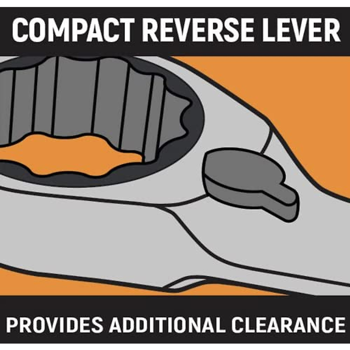GEARWRENCH 12 Pt. Reversible Ratcheting Combination Wrench, 10mm - 9610N