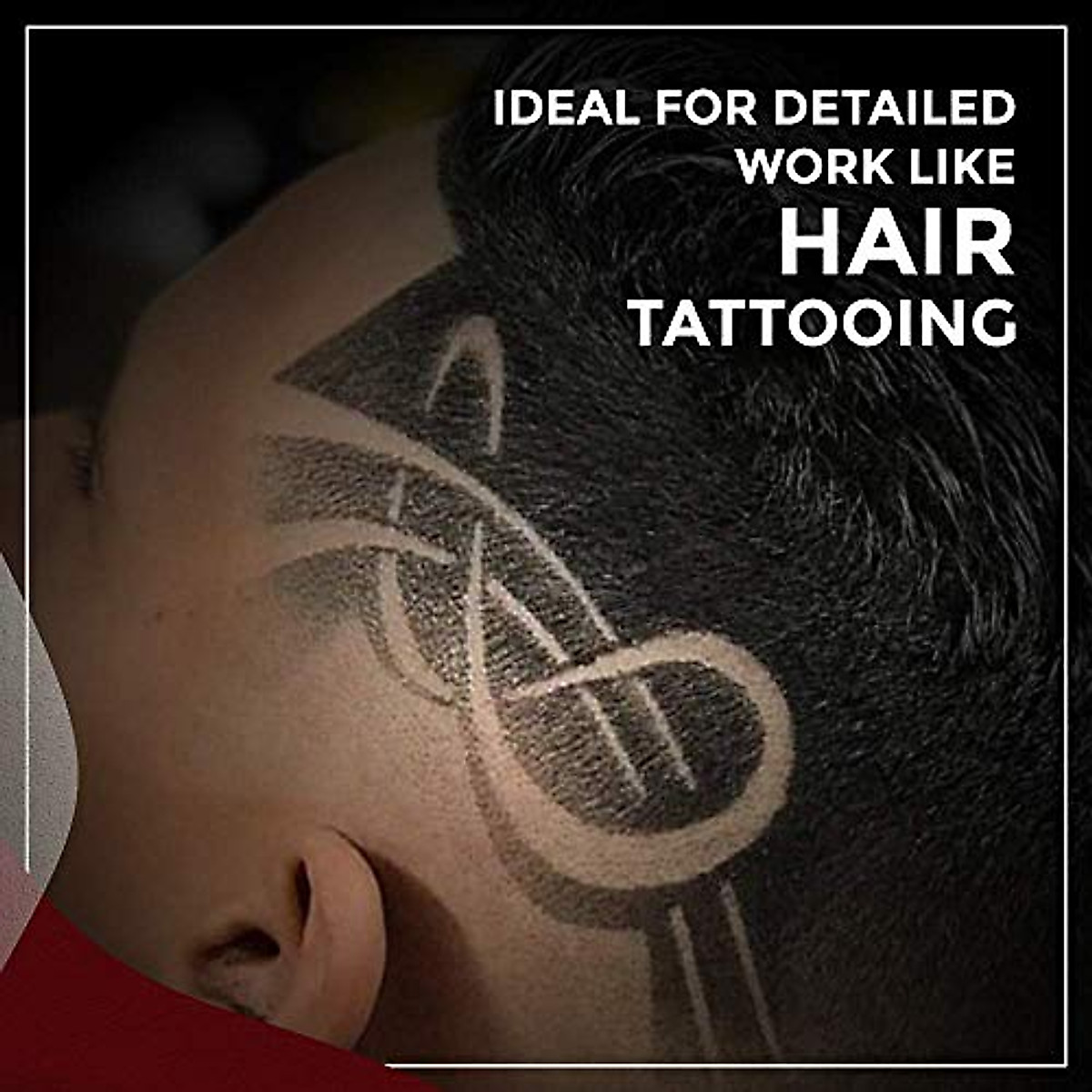 Wahl Professional 5-Star Detailer with Adjustable T Blade for Extremely Close Trimming and Clean and Crisp Lines for Professional Barbers and Stylists - Model 808, Silver, 1 Count (Pack of 1)