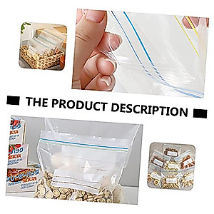 Zerodeko 180 Pcs Storage Bag Vacume Seal Bags Gallon Freezer Bag Reusable Food Freezer Bags Seal Fresh Sealed Leakproof Freezer Bag Leakproof Bags Sealed Fresh Child Refrigerator Toiletries