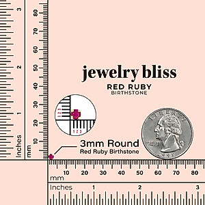 14k Yellow Gold Stud Earrings, Genuine Red Ruby Small Stud Earrings, 3mm Round Stud Earrings, July Birthstone For Women, Valentine's day, Mother's day, Anniversary, Birthday, Wedding