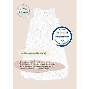 Stellou & friends 100% Organix Cotton Baby Sleep Sack - Warm & Cozy Baby Wearable Blanket - Newborn Sleep Sack, Infant Sleep Sack, Sleep Bag for Baby