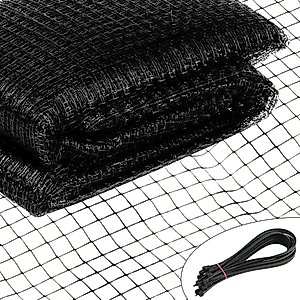 GreatBuddy Garden Netting, 7 x 50ft Deer Fence Netting Anti Birds, Squirrels, Deer or Other Animals, Perfect for Garden Plants Fruit Trees Vegetables Protection, Heavy Duty and Reusable
