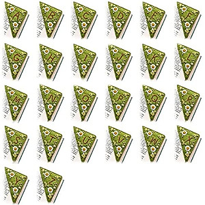 Personalized Hand Embroidered Corner Bookmark, Hand Stitched Felt Corner Letter Bookmark, 26 Letters and 4 Seasons, Handmade Cute Flower Book Marks, for Book Lovers Meaningful Gifts