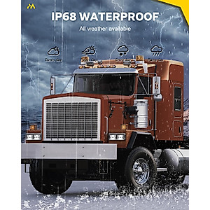 MAYELLO 4Pcs 4x6 LED Headlights DOT 60W Hi/Lo Sealed Beam Headlights Compatible with Peterbilt 379 Kenworth T800 T600 Freightinger Ford Probe Chevy Oldsmobile Cutlass H4651 H4652 H4656 H4666 H6545