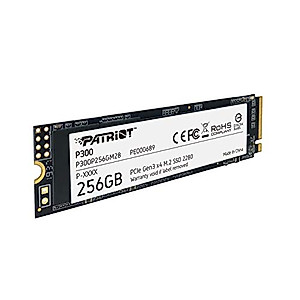 Patriot P300 M.2 PCIe Gen 3 x4 256GB Low-Power Consumption SSD