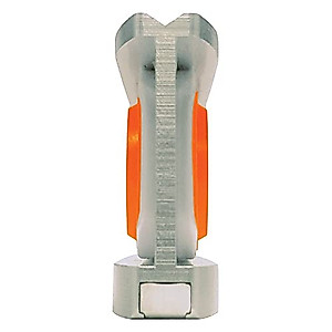 Klein Tools 935R Level, 9-Inch Magnetic Aluminum Torpedo Level with 0/45/90 Degree Vials and V-groove, Tapered Nose