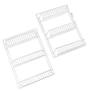 Lavish Home Closet Organizer with 6 Shelves, Over the Door Pantry Organizer and Bathroom Organizer by Lavish Home 60"high x 19"wide x 5" deep