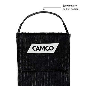 Camco RV Tri-Leveler, 2-Pack with Storage Bag - Raises Your RV Up to 3-7/8" on Any Tire for a More Level Position - Features a 3,500 lb. Load Capacity (44574)