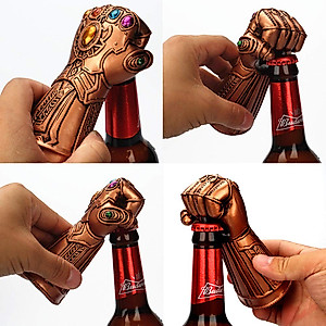 Tovip Creative Multipurpose Infinity Gauntlet Glove Beer Bottle Opener Fashionable Useful Soda Glass Cap Remover Tool Household