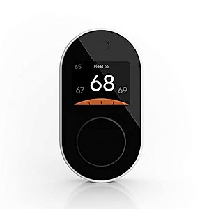 WYZE Smart WiFi Thermostat for Home with App Control Compatible with Alexa and Google Assistant, Black (Renewed)