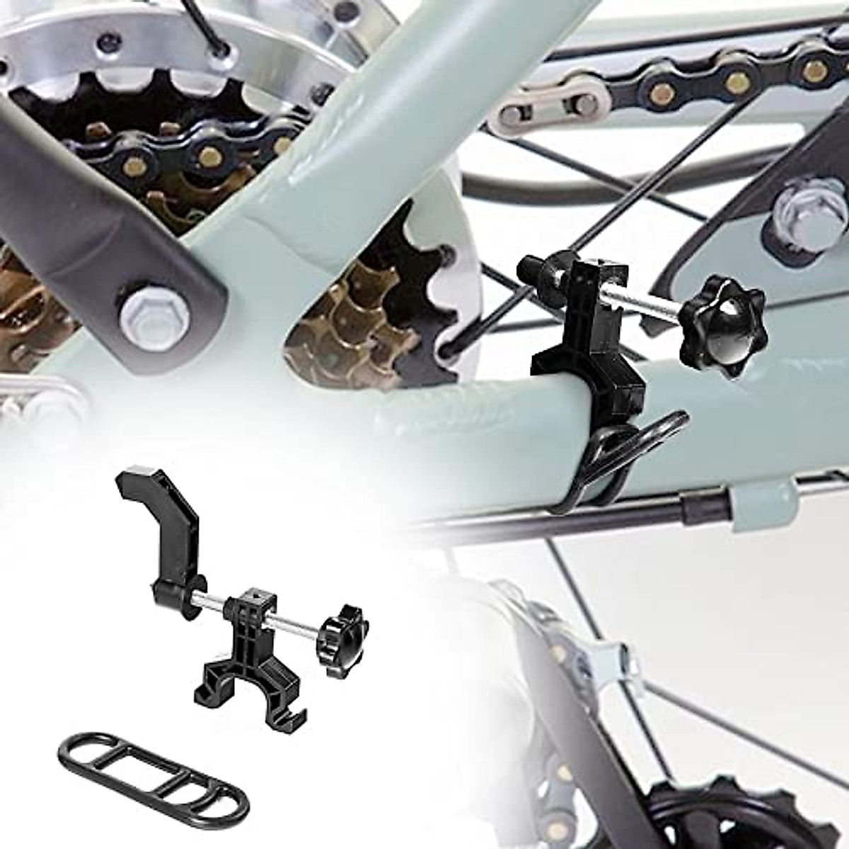 Mini Bike Wheel Truing Stand, Portable Tool for Bike Rims Adjustment, MTB Road Bike Wheel Repair Tools, Practical Bicycle Wheel Accessories