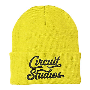 Custom Logo Beanies, 5 or 10 Pack - Add Your Embroidered Design - Personalized Winter Knit Cap Hats for Business Black
