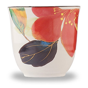 Mino Ware Japanese Tea Cups, Set of 2, 200 ml, Green Tea, Matcha Tea Cup, Pottery Tea Cups, Japanese Gifts