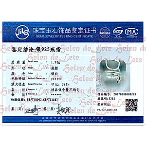 Helen de Lete Innovative Lovely Cat Kitty Sterling Silver Ring (Large Size) 4G Sterling Silver, Updated Version