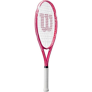 Wilson Essence + Tempest Pro Lite Tennis Racquet Doubles Bundle w (1) Advantage II Tennis Bag (Pink) and (3) Pink Tennis Balls