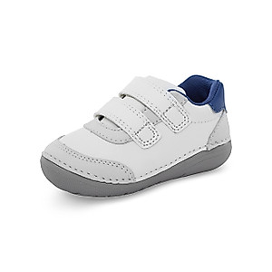 Stride Rite Boy's SM Kennedy Athletic Sneaker, White Multi, 6 Wide Toddler