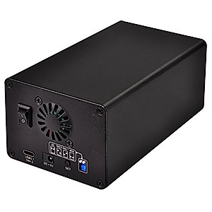 Silverstone Tek USB 3.1 Gen2 Type-C external Hard Drive Enclosure w/ Configurable Raid Functionality for 2.5" Drives DS223