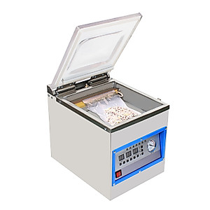HuaShuani Chamber Vacuum Sealer, ZK-260 Professional Digital Vacuum Food Preservation Sealing Machine, 110V 360W Large Independent Vacuum Pump, Food Medicine Vacuum Preservation