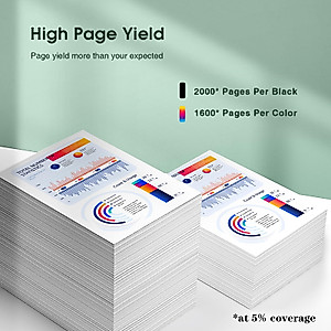 Clorisun 952 952XL Ink Cartridge Combo Pack Replacement for HP OfficeJet Pro 8710 7740 8720 8715 8210 8740 8702 7720 8725 8700 8730 Printer Ink (Black, Cyan, Magenta, Yellow, 4-Pack)