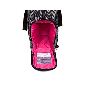 Sarah Wells Kelly Convertible Breast Pump Bag and Backpack with Carrying Handles - 1 Count (Pack of 1) - Black and White