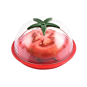OYSRONG Set of 5, Creative New Fruit Fresh-keeping Box Food Grade Household Small Mini Plastic Vegetable Transparent Sealed Storage Box.
