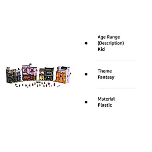 LEGO Harry Potter Diagon Alley 75978 Modular 5544 Piece Set