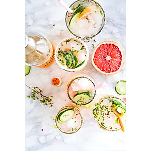 Lux Life Cocktail Sugar - Gluten & GMO-Free Cocktail Rimming Sugar - Vegan & Kosher Rimming Sugar - Rimming Sugar for Cocktails, Daiquiris, Cosmopolitans & Margaritas (4oz, Gold Sugar)