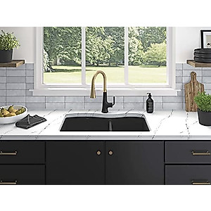 Kohler 28002-1-CM1 K-28002-1-CM1 Kennon Kitchen Sink, 33 in, Matte Black