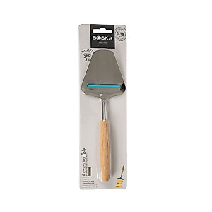 Boska Holland Cheese Slicer and Plane w. European Oak Wood Handle, Flex Steel Blade, 10 Year Guarantee, Life Collection