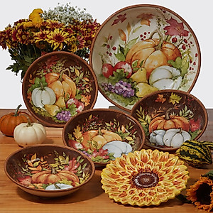 Certified International Harvest Blessings 16 oz. Mug, Set of 4, Multicolor