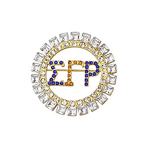 CENWA Sigma Gamma Rho Sorority Brooch Pin 1922 Sorority Paraphernalia Gift Greek Sorority Jewelry Gift (SGR round Pin2)