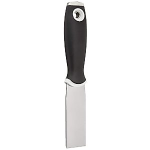Amazon Basics 1-1/4" Chisel, Soft Grip, Carbon Steel Putty Knife with Hammer End