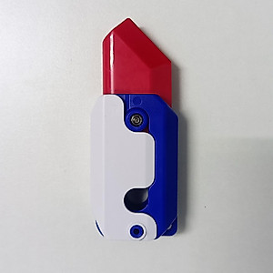 4 Pcs EDC Fidget Toys,Knife Sensory Toys,Anxiety Stress Reducing Toys,Glowing Adult Fidget Toys