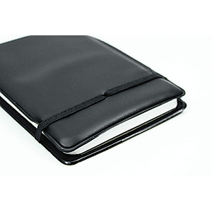 Silvine Elasticated Pocket Notebook with 160 Pages and Durable PVC Covers with Pen