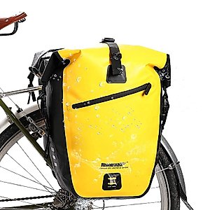 Rhinowalk Bike Bag Waterproof Bike Pannier Bag 27L,(for Bicycle Cargo Rack Saddle Bag Shoulder Bag Laptop Pannier Rack Bicycle Bag Professional Cycling Accessories)