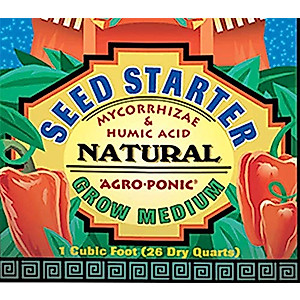 FoxFarm FX14023 Light Warrior Soilless Seed Germinator Starter Mix Garden Potting Mix, 1 Cubic Foot, 2 Pack