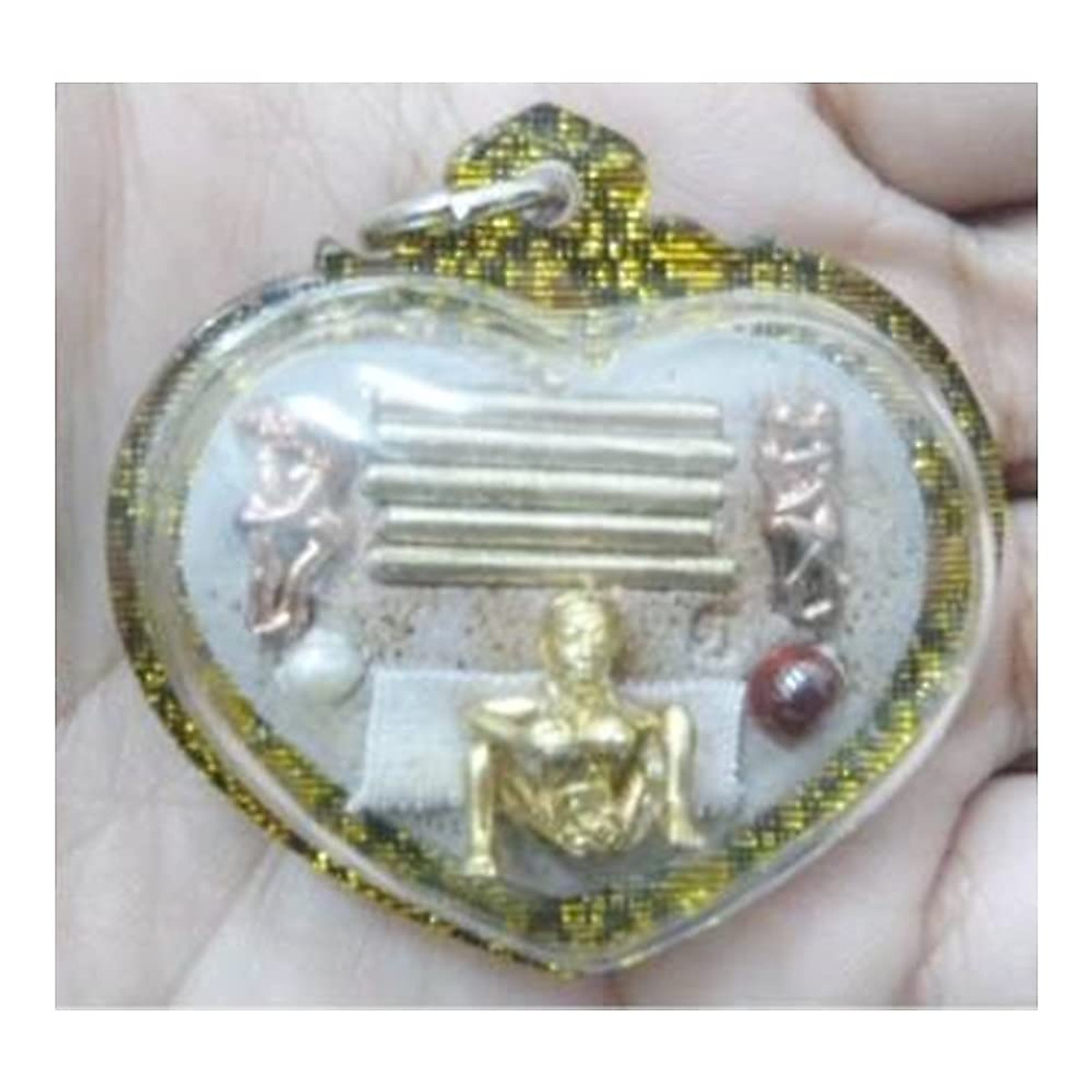 Miracle Magic Amule Thai Locket Ma Sep Nang Inn Koo E-pher Charm Inn Koo Takrud Buddha Talisman Power Couple Lover Partner Love Money Business Fortune Luck Blessed by Kruba Tao
