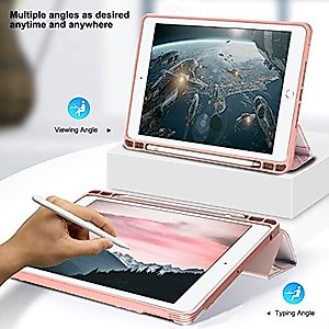 PIXIU comptible with pad 10.2 case with Pencil Holder 2021& 2019 & 2020 Release,Pad 9th/8th/7th Generation Case,Full Body Protective Filio Smart case Cover with Wake/Sleep Feature