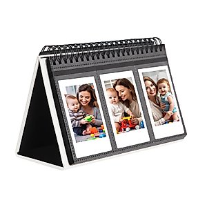 96 Pocket Mini Photo Album for Fujifilm Instax Mini 12 11 9 90 8 8+7s/ Fujifilm Instax SP 1/ Polaroid PIC-300P/ Polaroid Z2300/ LG PD 233/ LG PD 239/2x3 inch Name Card(White)