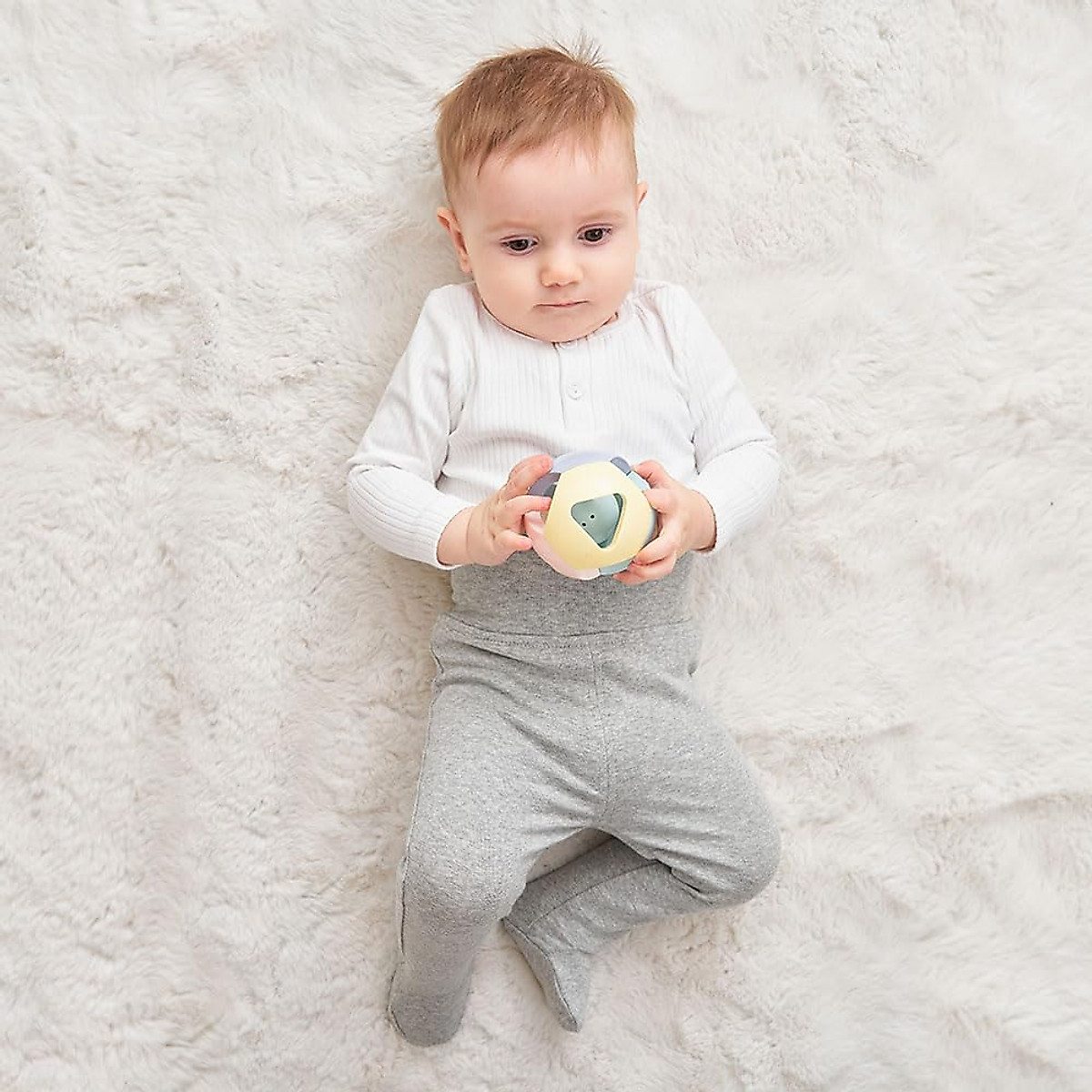 Enfants Chéris Newborn Pants for Boys Girls Footie Pants 0-3 Months Grey