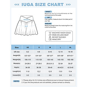 IUGA Athletic Shorts for Women High Waisted Workout Running Shorts Crossover Flowy Butterfly Preppy Clothes Skorts for Woman Light Pink
