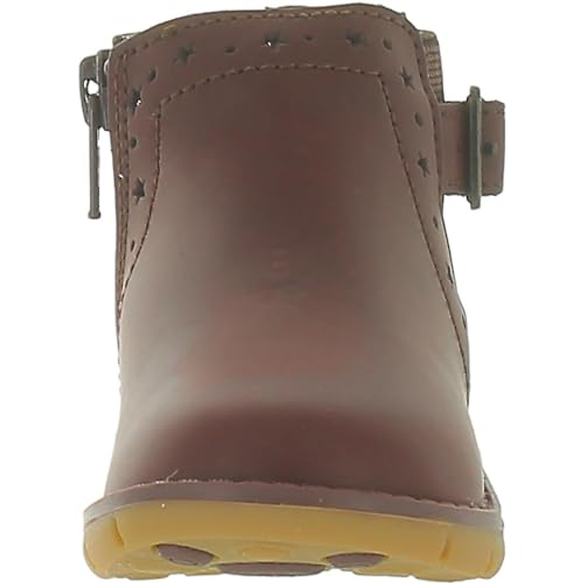 Stride Rite Girls SRT Agnes Fashion Boot, Chocolate, 6 Toddler