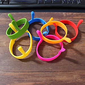 LOXGO Nonstick Food Grade Silicone Maker Rings Dishwasher Safe Gift For Cooking Lover